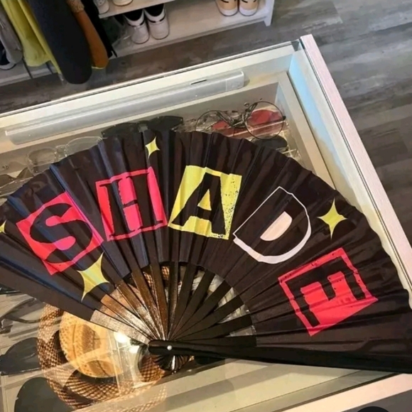 Unbranded | Accessories | Large Bamboo Shade Fan New 4x18 | Poshmark
